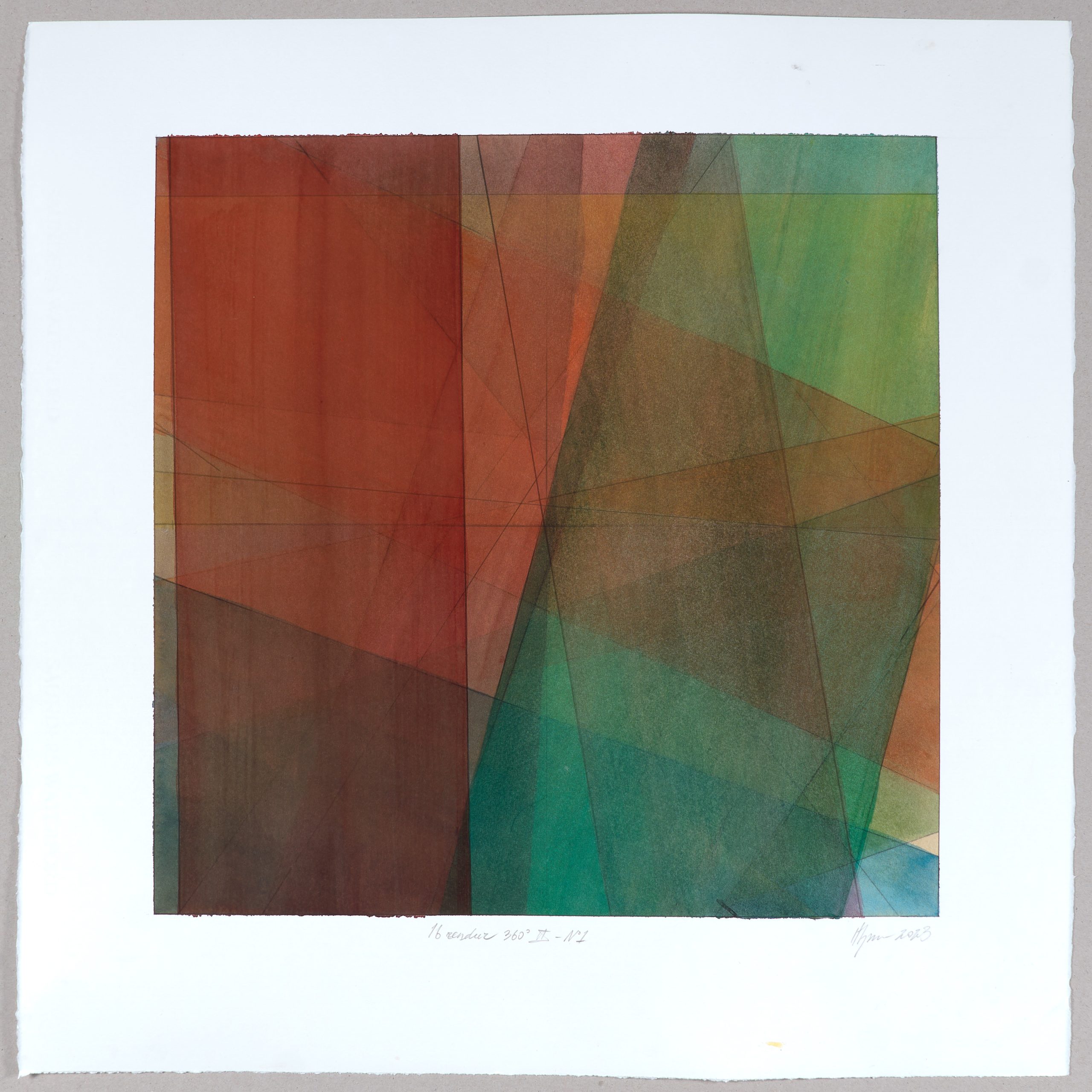 Akvarella 16 rendur 360° 42×42 – HLYNUR — ART